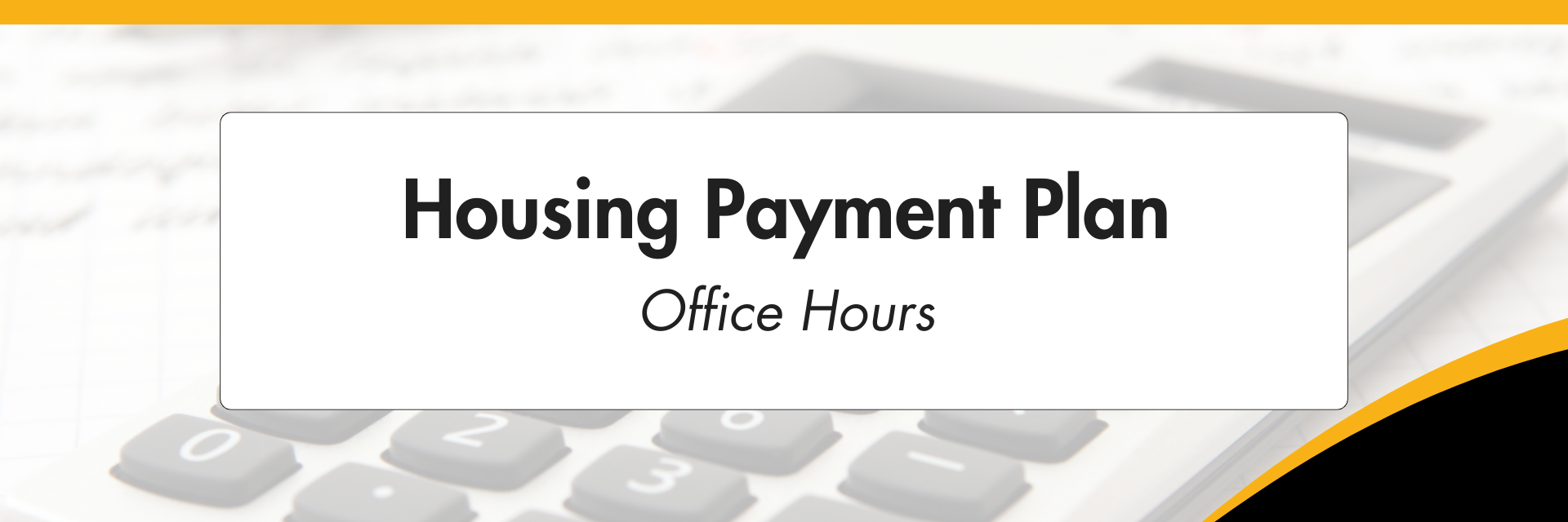 Housing Payment Plan Office Hours | Cal State LA