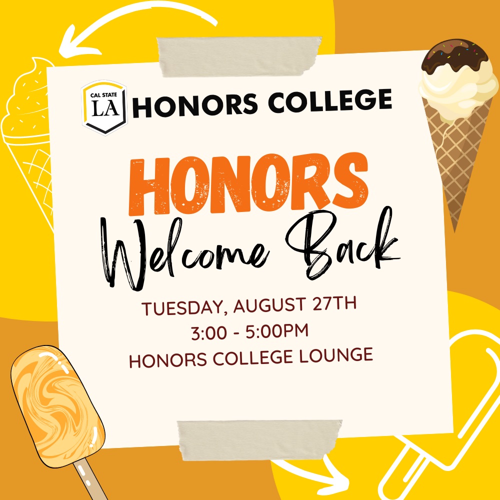 Honors Welcome Back | Cal State LA