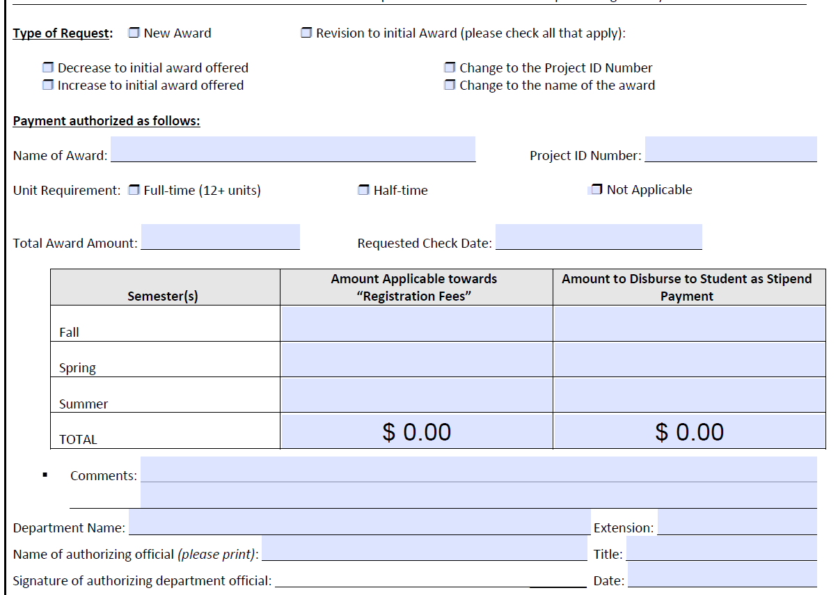 Educational Website for Award Administration | Cal State LA