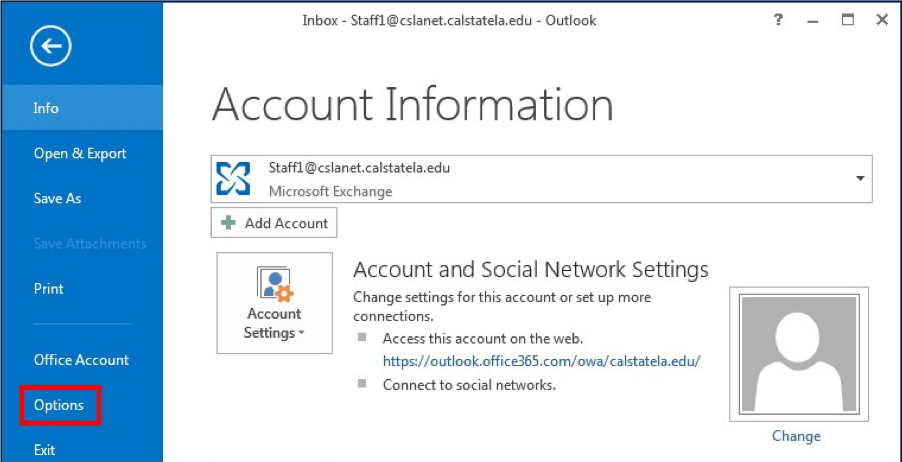 Email Signature Instructions for PC | Cal State LA